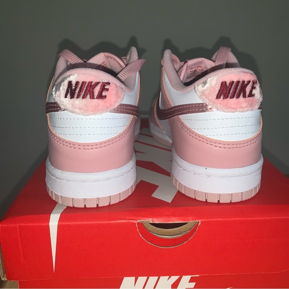 Nike | Shoes | Nike Dunk Low Pink Velvet Gs Shoes | Poshmark